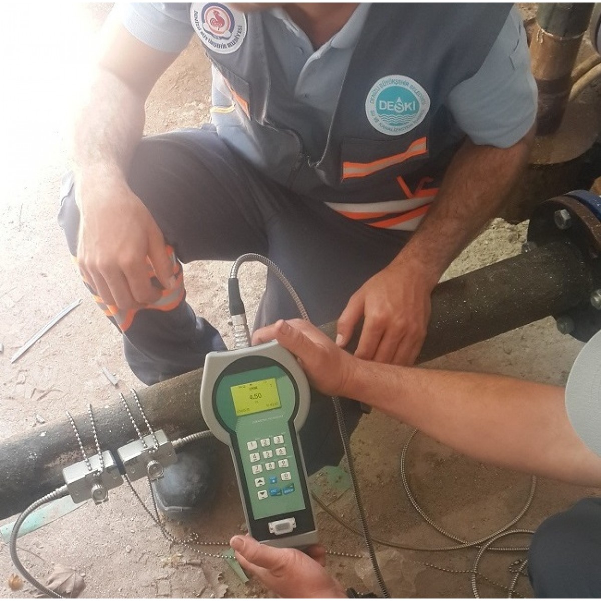 Misuratore di portata a ultrasuoni: flussimetro portatile ARW-200