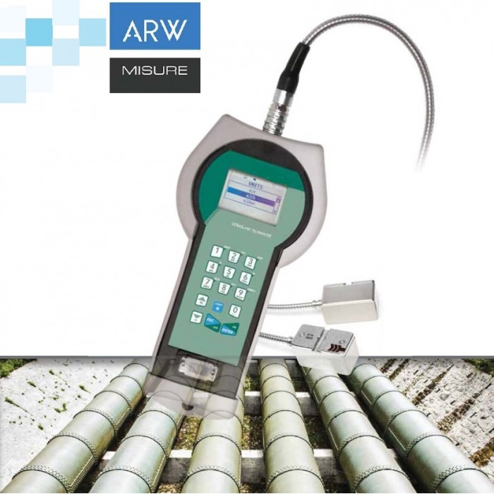Misuratore di portata a ultrasuoni: flussimetro portatile ARW-200